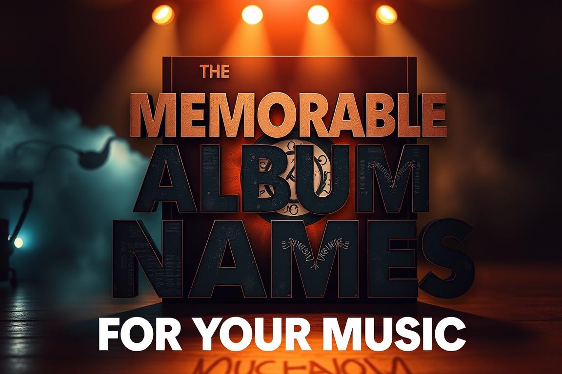 Memorable Album Cover Names for Your Music